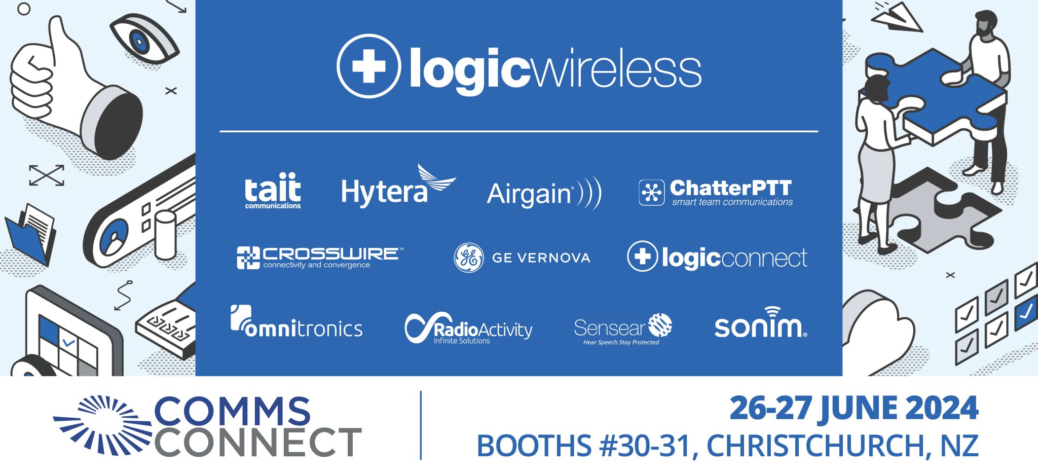 Comms Connect New Zealand 2024 - Logic Wireless