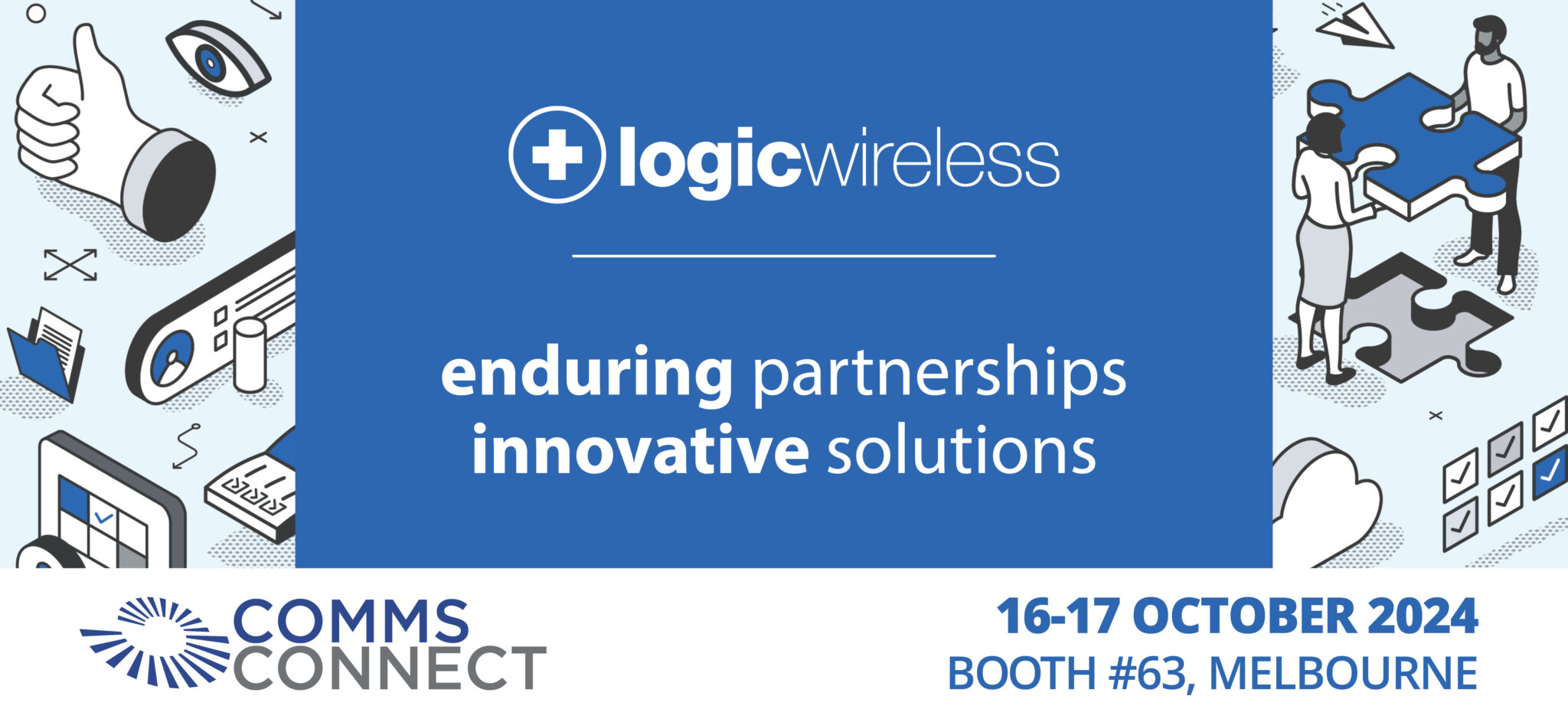 Logic at Comms Connect Melbourne 2024 - Logic Wireless